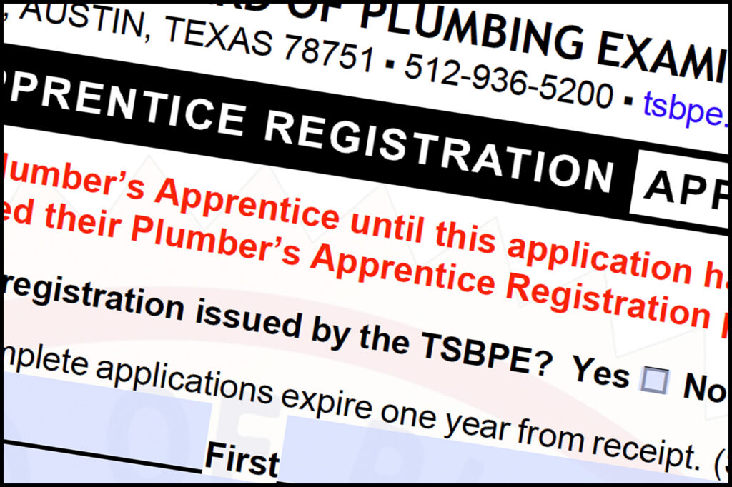 Texas State Board of Plumbing Examiners – Licensing and regulation of ...