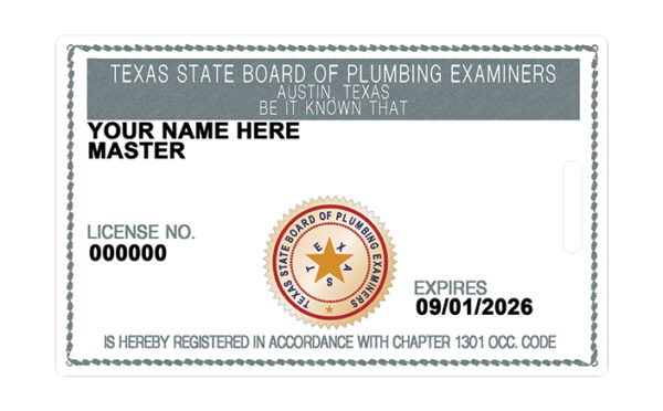 Texas State Board of Plumbing Examiners – Licensing and regulation of ...